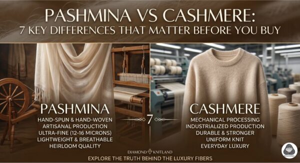 Pashmina vs Cashmere: 7 Real Differences Every Buyer Should Know (2026 ...